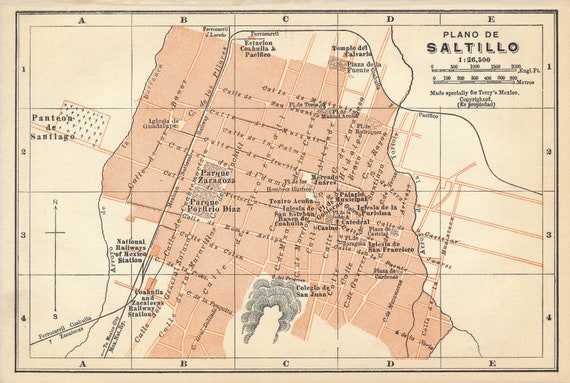 Saltillo Mexico Map Large Railroads Map Of Mexico | Mexico | North