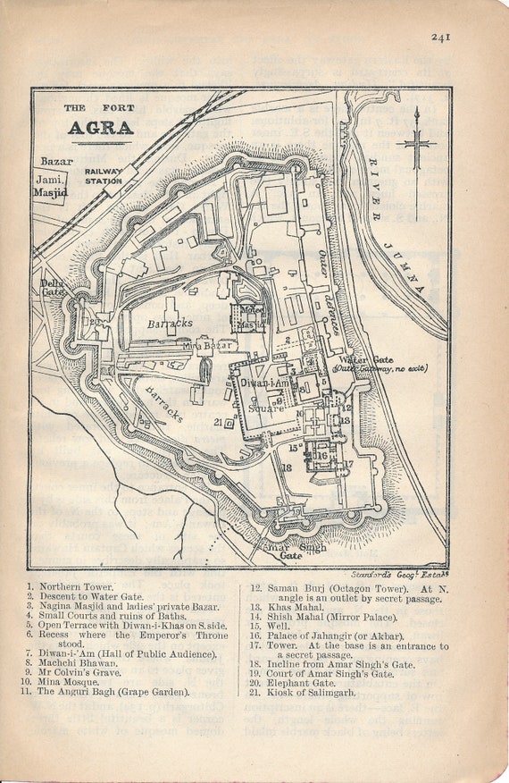 Red Fort Agra India Map Red Fort Agra Tour And Travel Guide What To