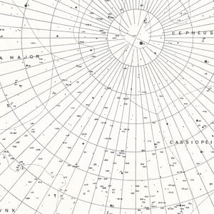 1931 Constellation Chart Camelopardalis Antique Astronomy Print - Etsy