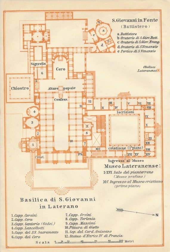 San Giovanni In Laterano Map