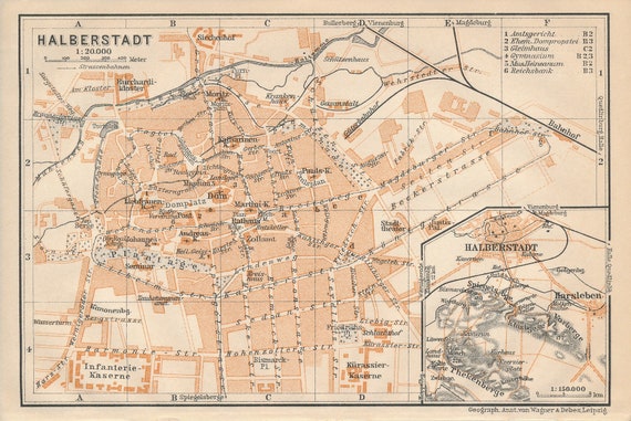 Halberstadt Germany Map