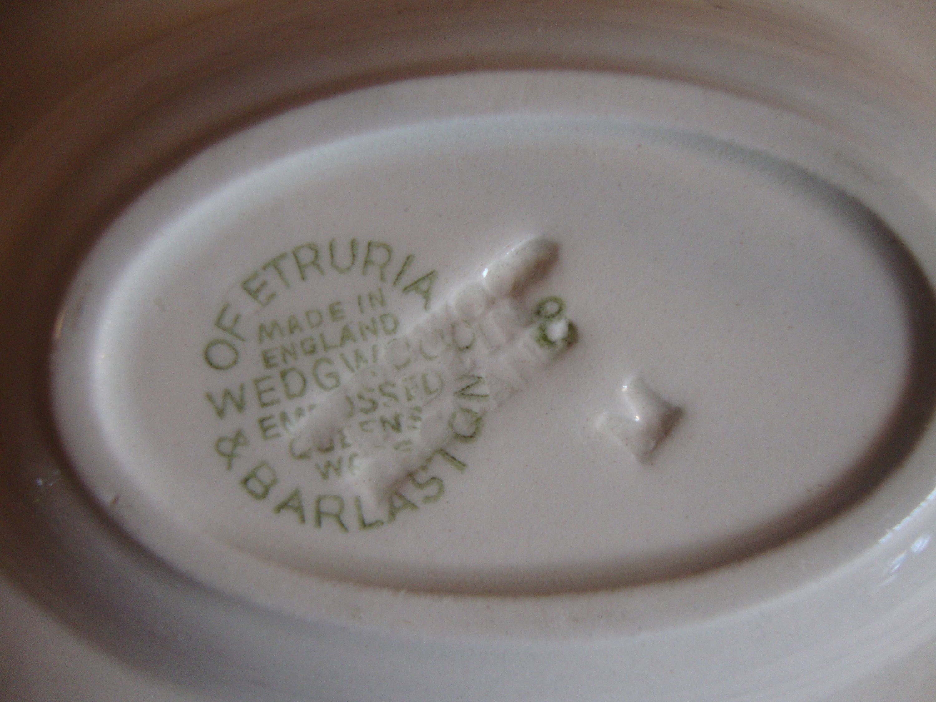 Wedgwood Queensware Etruria Green Grape Leaves Trinket or - Etsy