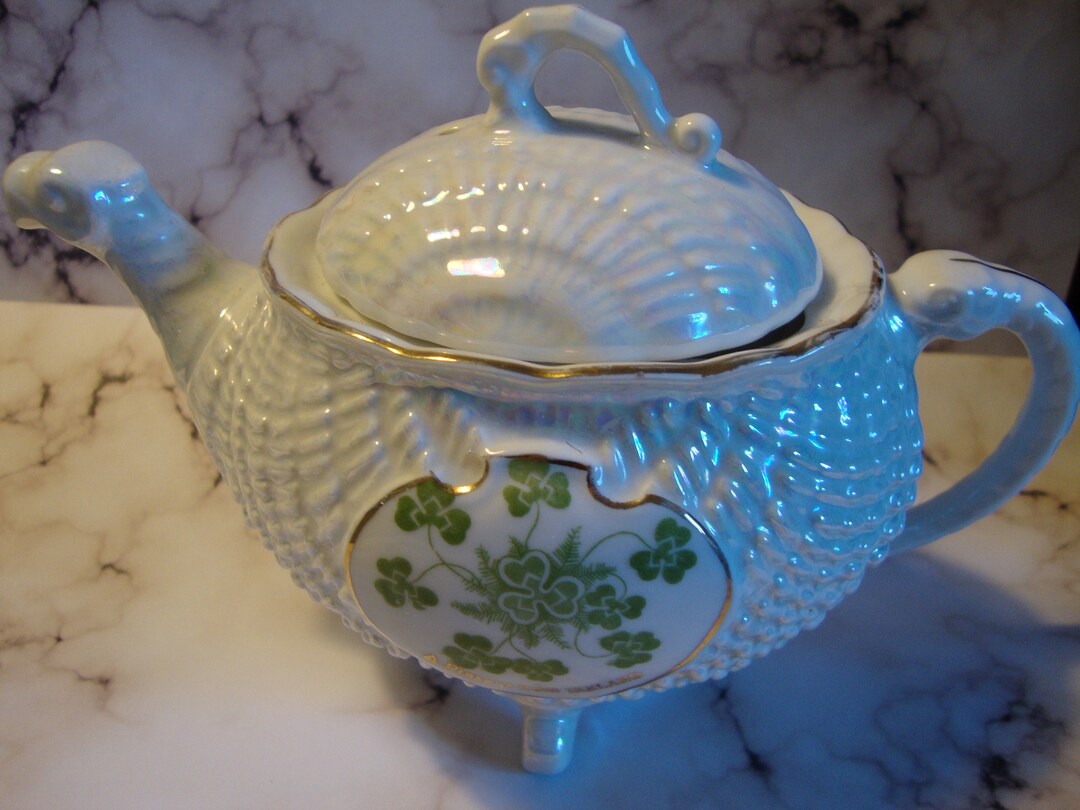 Ireland Souvenir Teapot Rare Sea Creature - Etsy