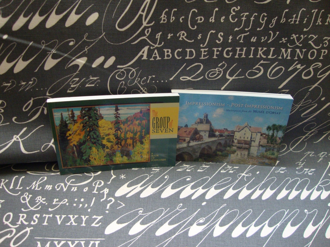 Postcard Books Museum Art - Set of 2 - Etsy