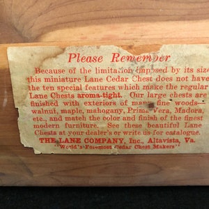 Cedar Chest Mini Wooden Box - Etsy