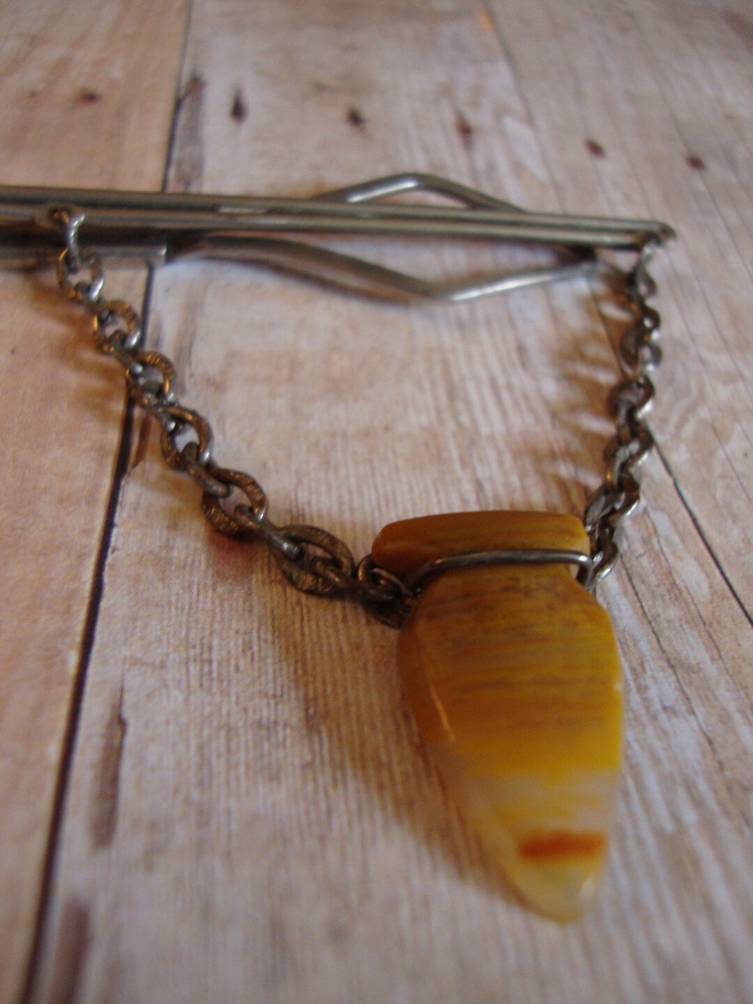 Agate Arrowhead Tie Clip - Etsy
