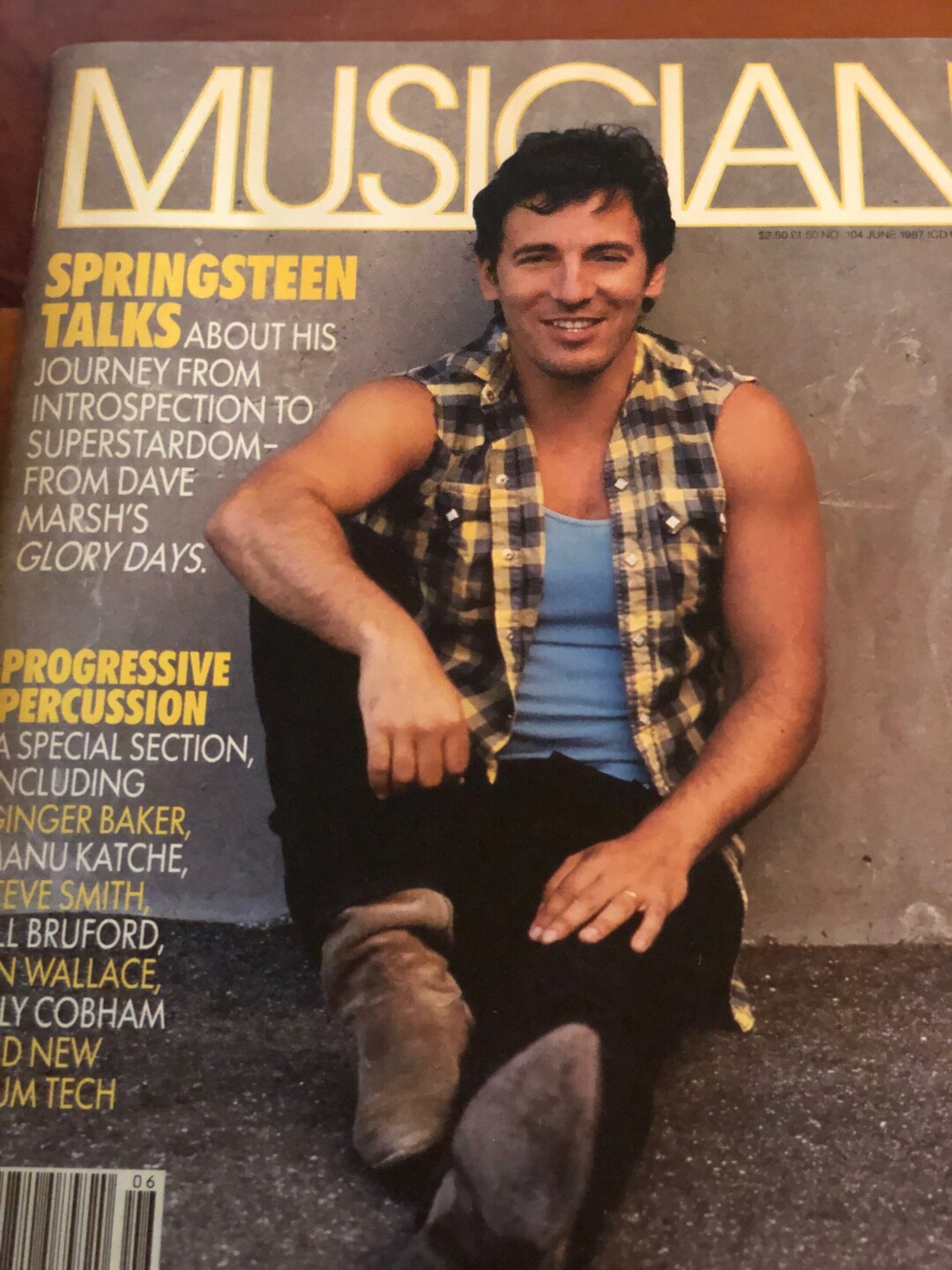 Musician Magazine Springsteen Collectible - Etsy