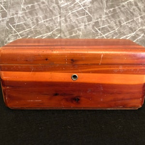 Cedar Chest Mini Wooden Box - Etsy