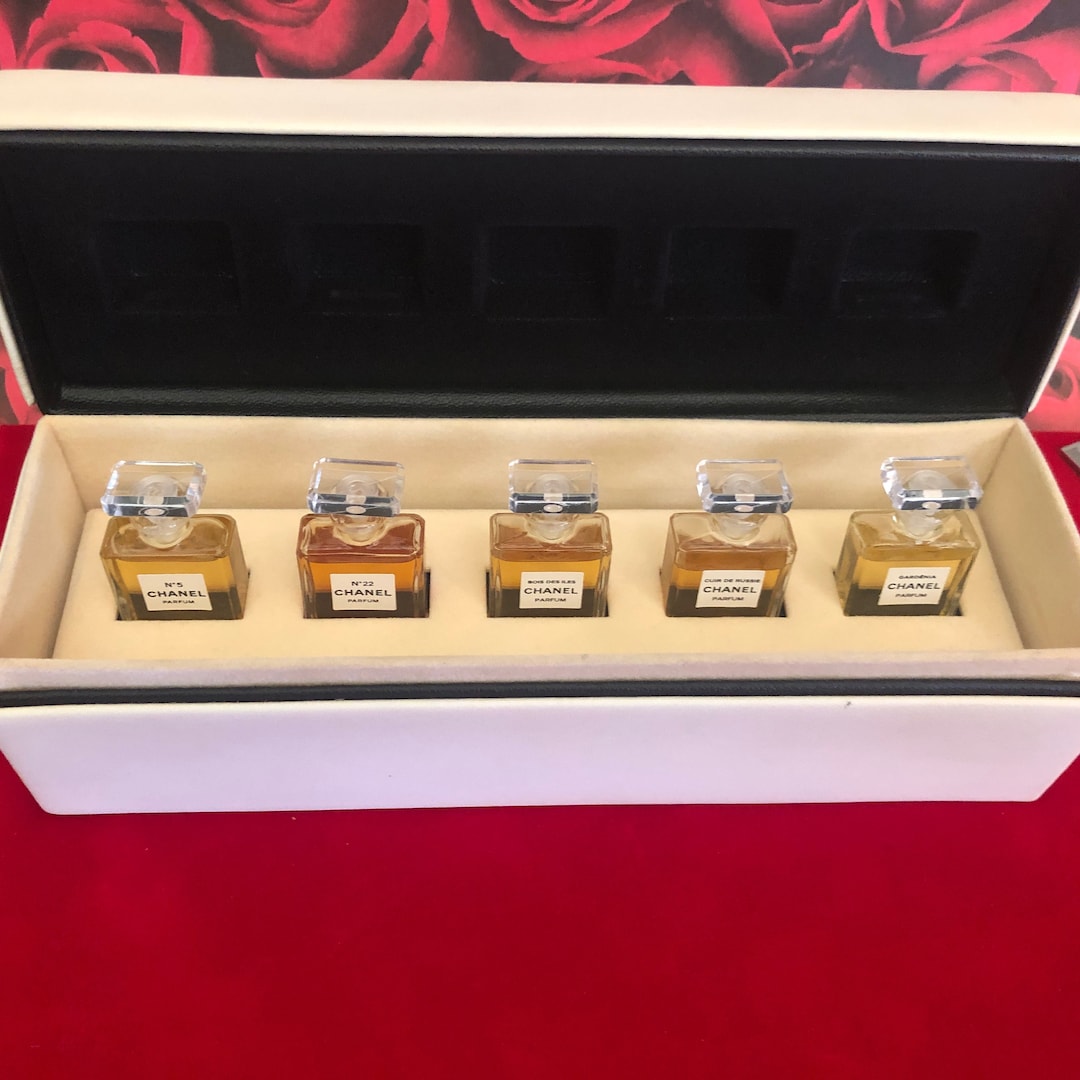 Chanel Perfume Coffret Vintage 5 Bottles - Etsy