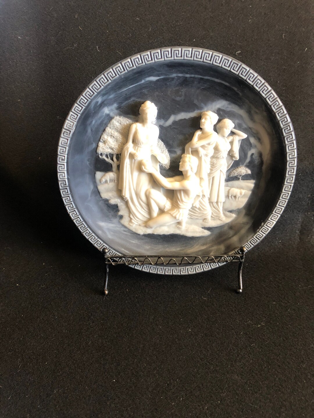 Incolay Embossed Plaque/plate - Etsy