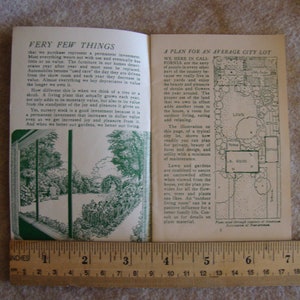 Planting Guide, Capitol Nursery 1949 - Etsy