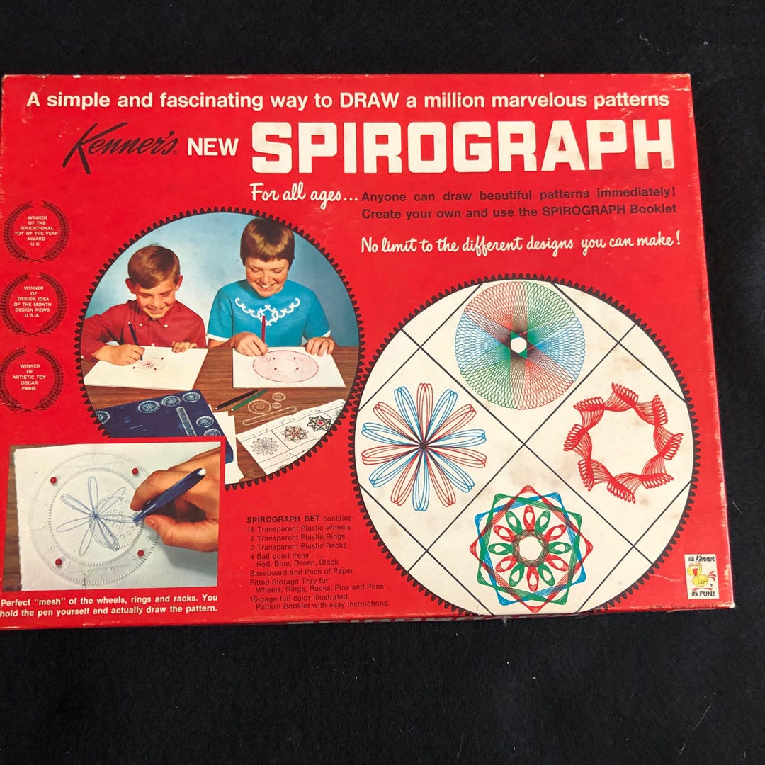 Spirograph Vintage Drawing Toy by Kenner - Etsy