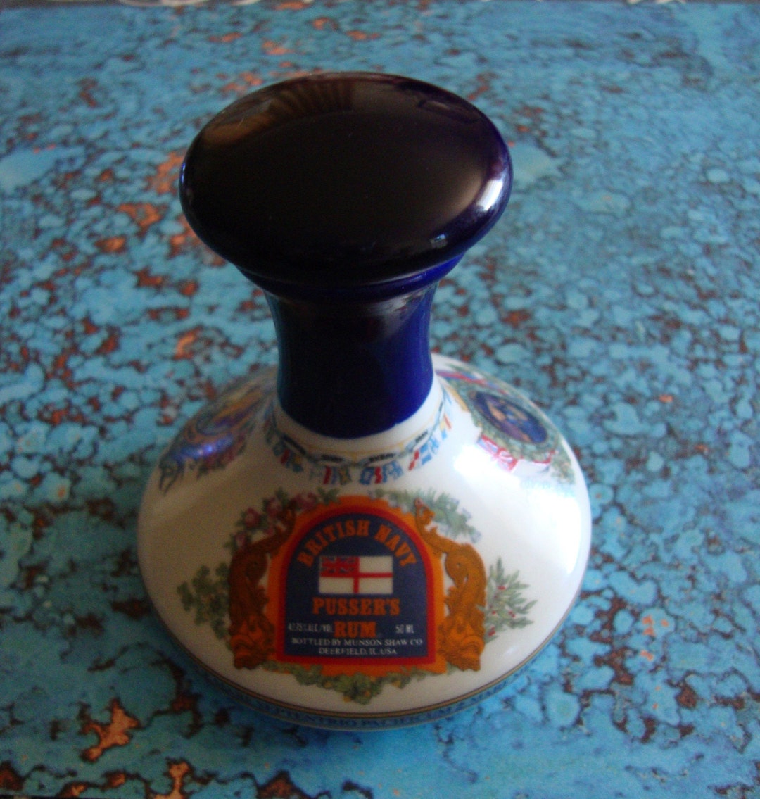 British Navy Rum Bottle - Etsy