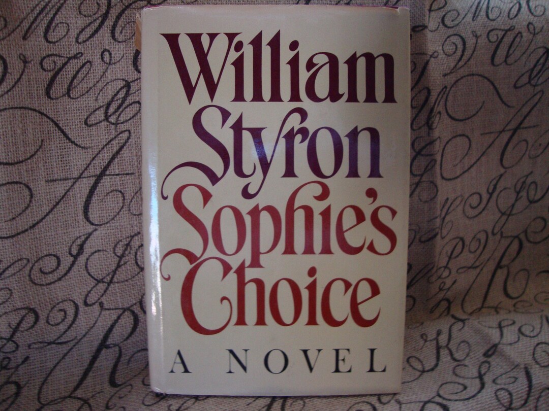 William Styron Sophie's Choice Signed Vintage Book - Etsy