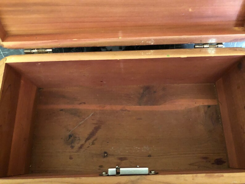 Cedar Chest Mini Wooden Box - Etsy