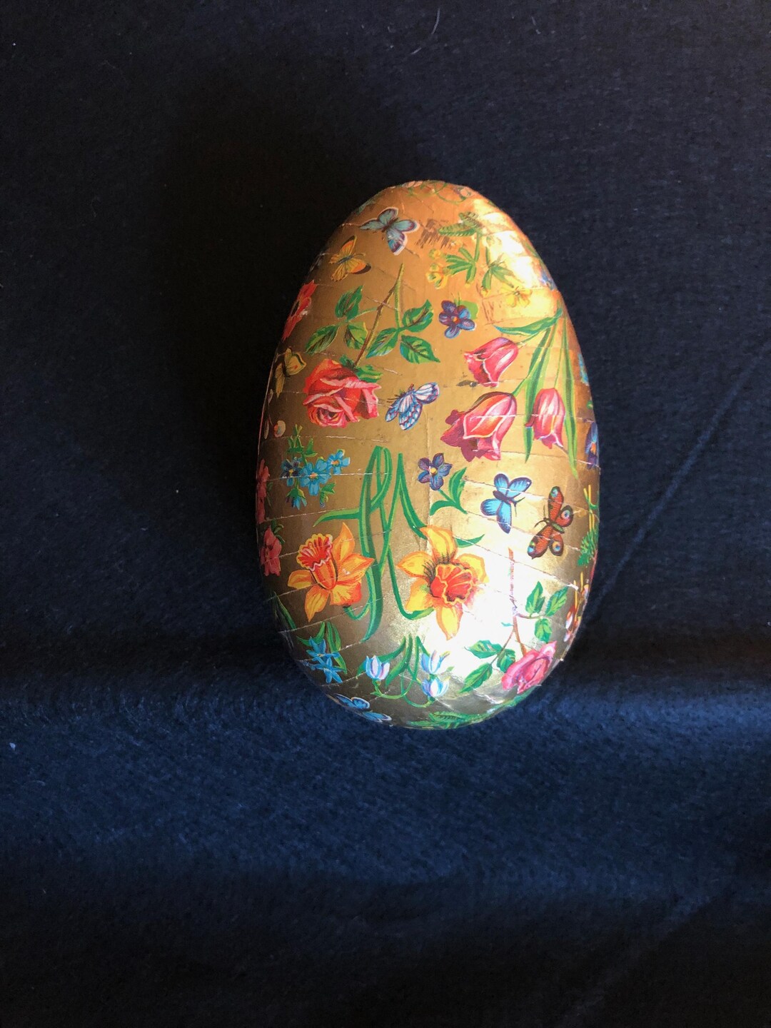 German Paper Mache Easter Egg Box - Etsy