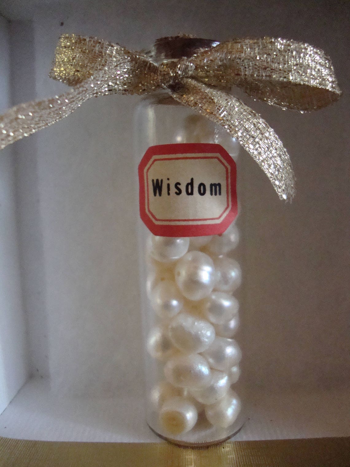 Pearls of Wisdom - Message in a Bottle - Etsy