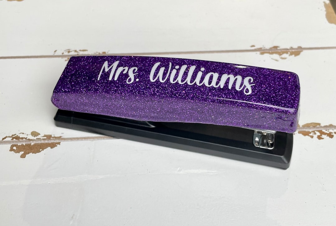 Purple Glitter Stapler - Etsy