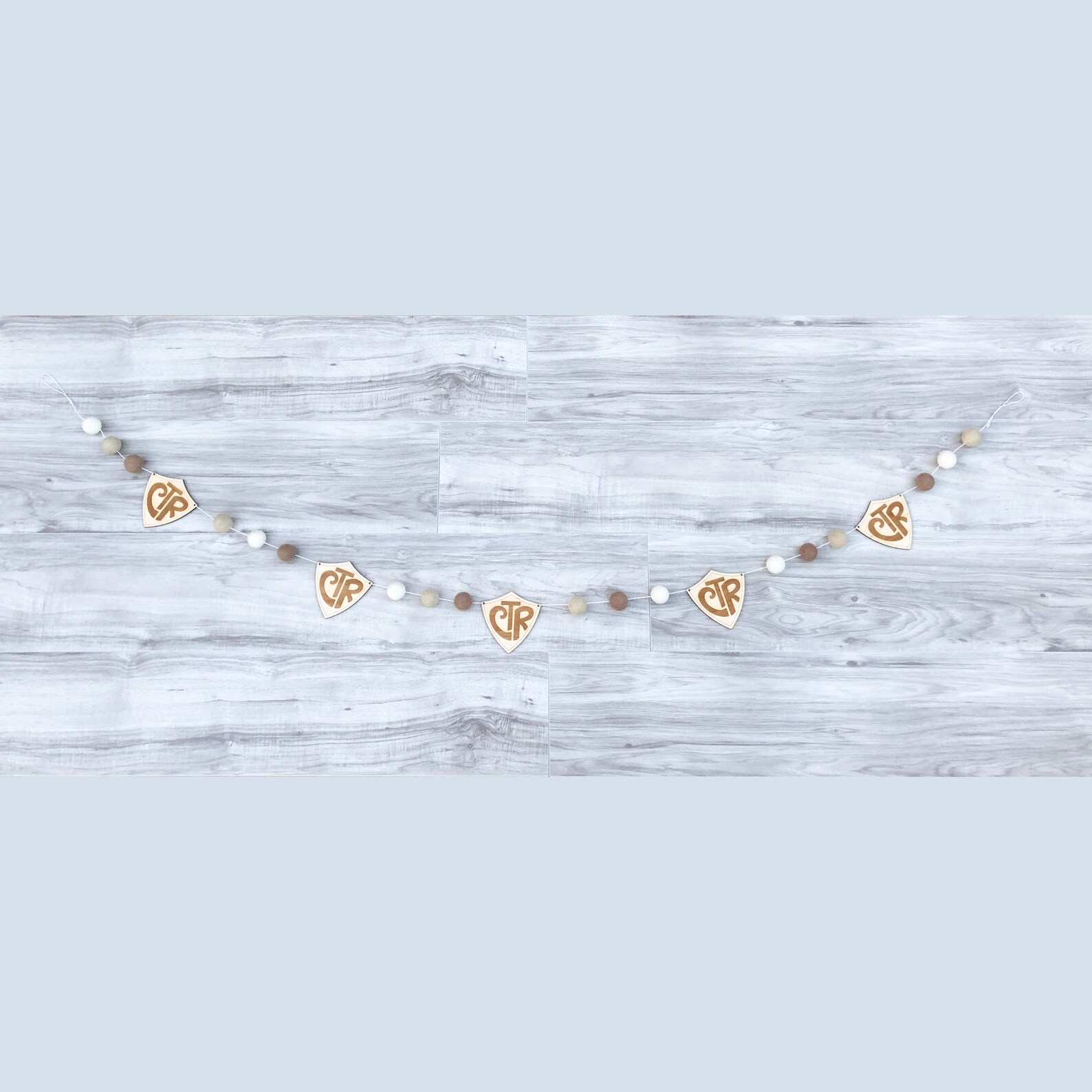 CTR Garland, Choose the Right Banner, Lds Garland, Baptism Banner, Lds ...