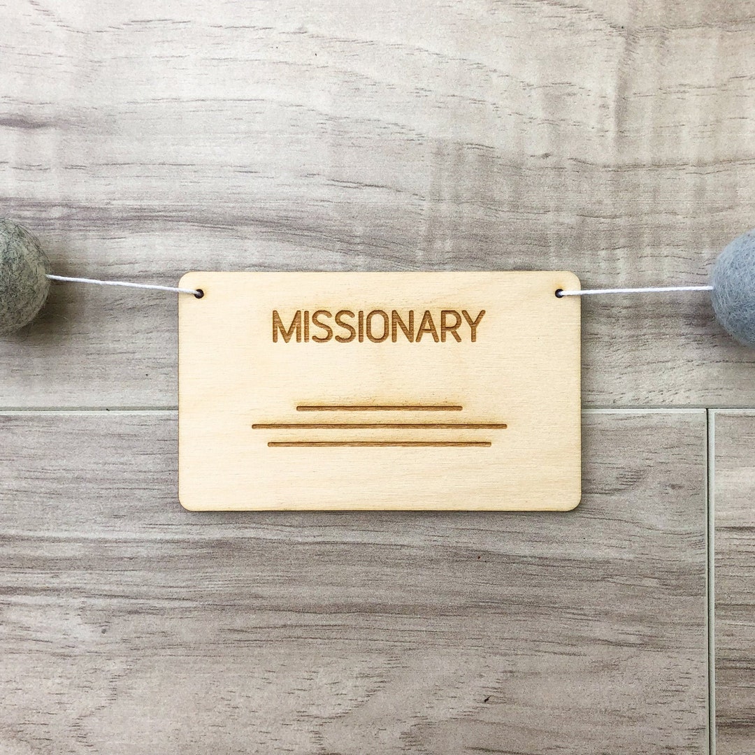 LDS Missionary Tag Garland Banner - Called to Serve | LDS | Mission ...