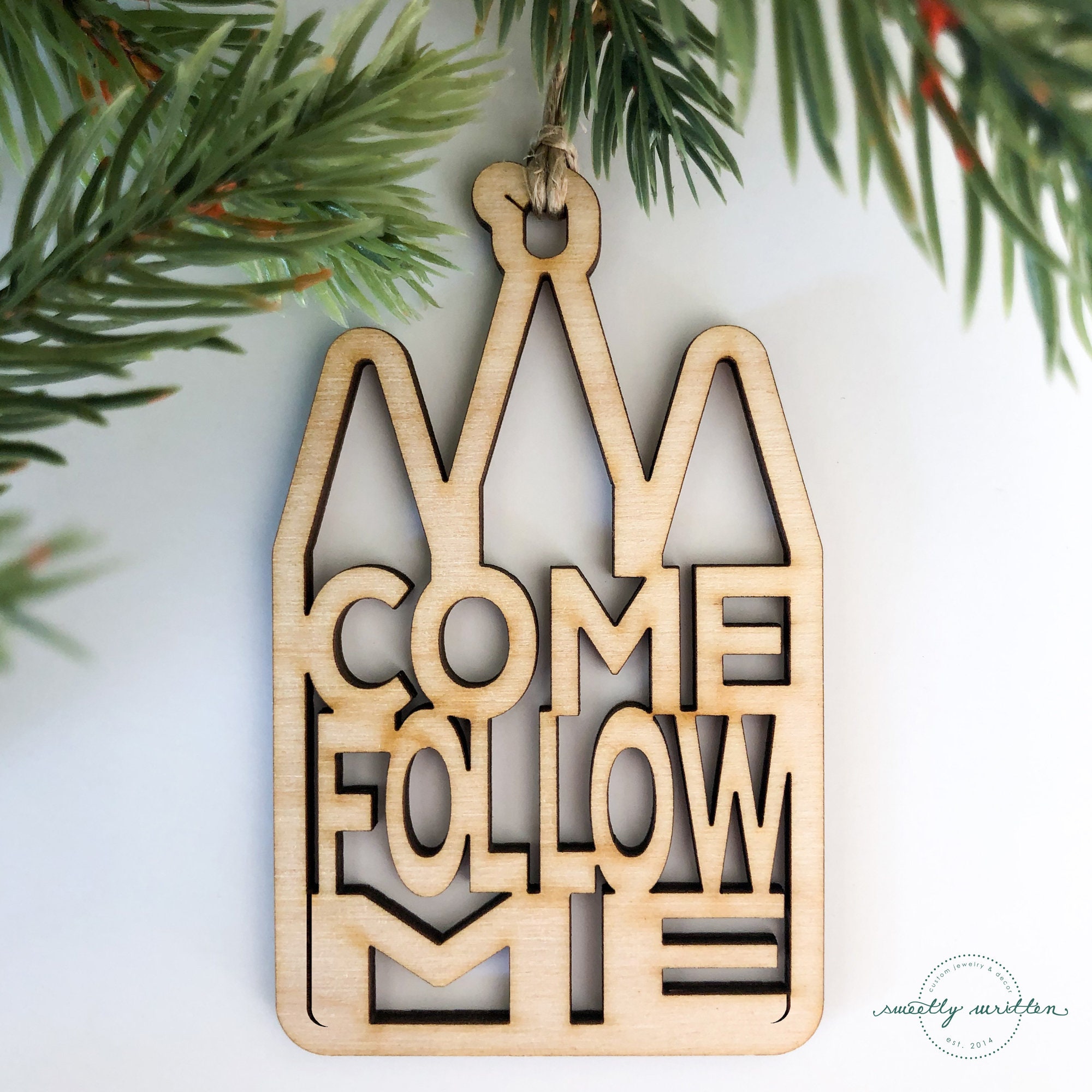Set of 5 or 10 Come Follow Me Ornament LDS Study Theme - Etsy