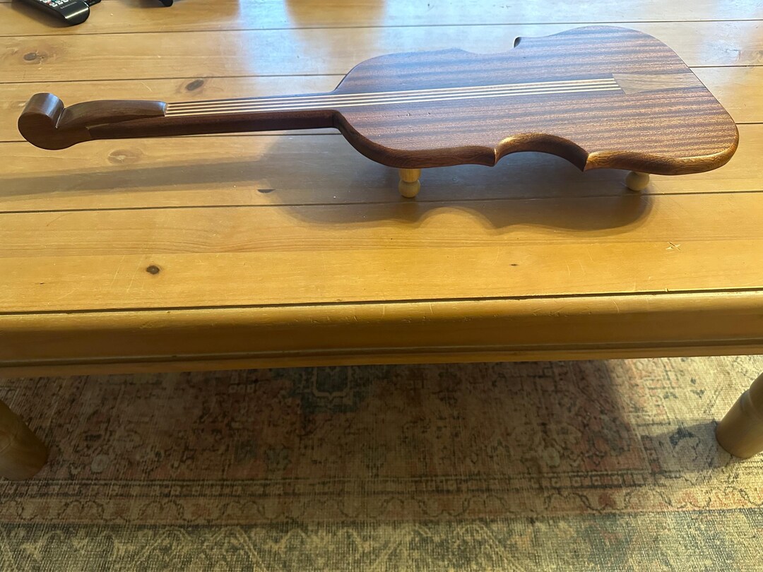 Wood Violin Display Stand - Handmade Wooden Center Piece Charcuterie ...
