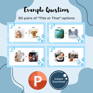 This or That Icebreaker Game: Team Building, Office or Virtual ...