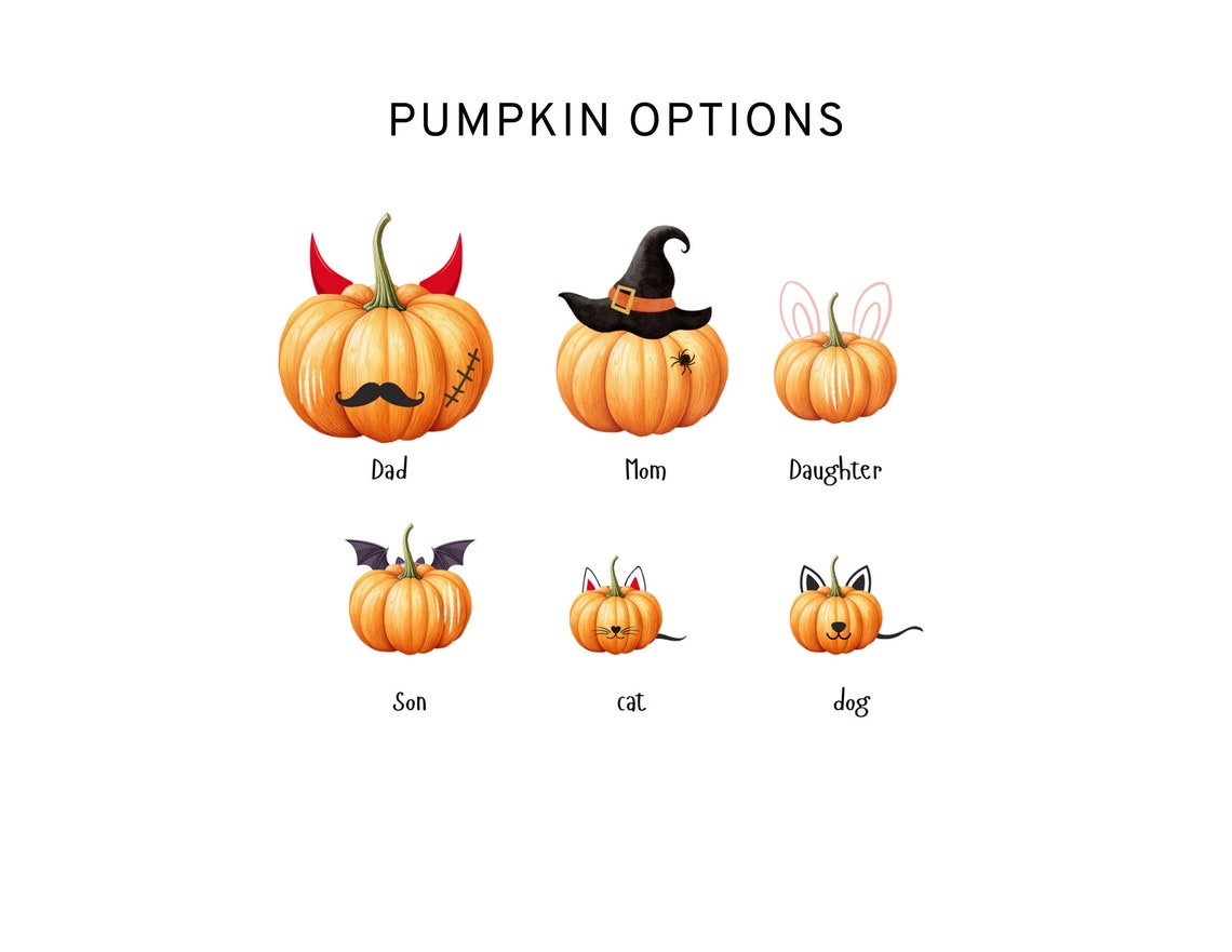 Family Pumpkin Patch Print, Halloween Fall Wall Decor Autumn, Print ...