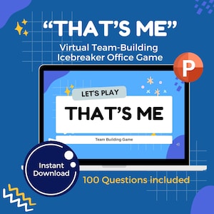 That's Me Icebreaker Office Game Team-building Powerpoint Virtual Games ...