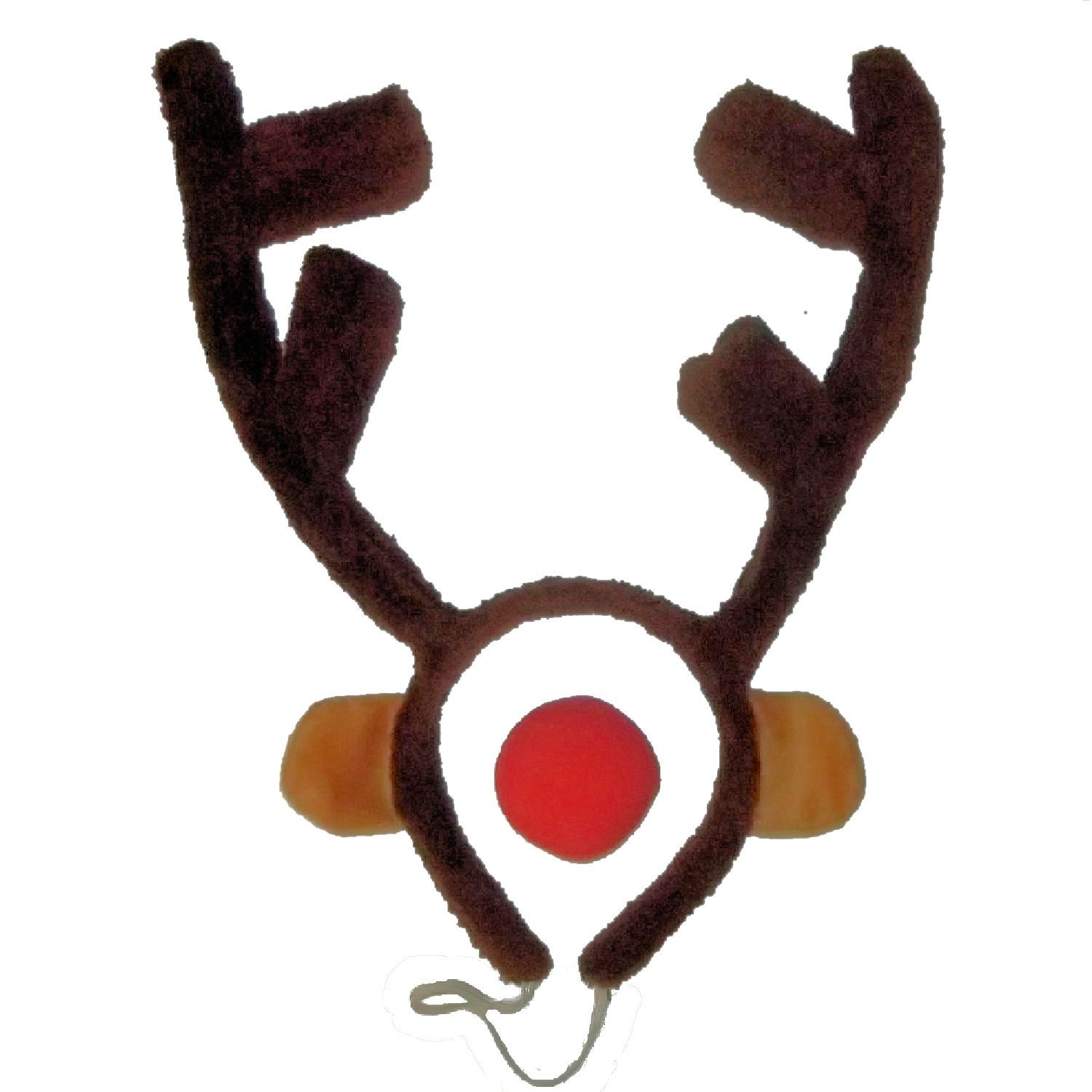 Rudolph Nose And Antlers