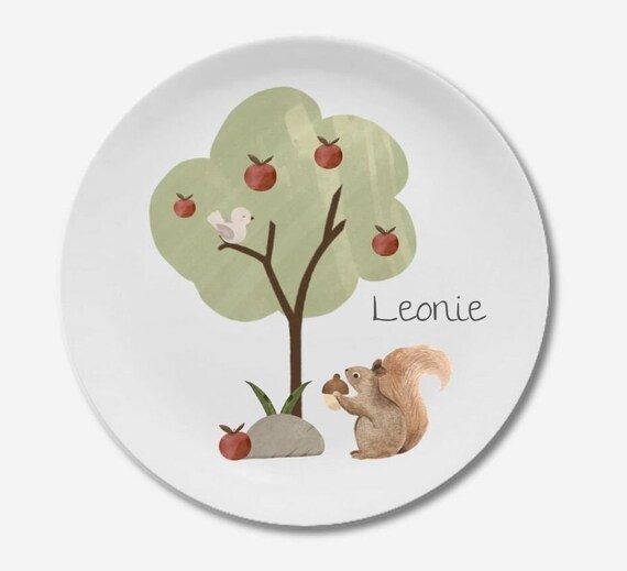 Children's Plate With Name Personalized Children's | Etsy