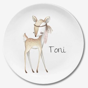Kinderteller mit Namen, personalisiert, Name, Taufgeschenk, Geschenk Taufe, Erster Geburtstag ...