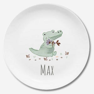 Kinderteller mit Namen, personalisiert, Name, Taufgeschenk, Geschenk Taufe, Erster Geburtstag ...
