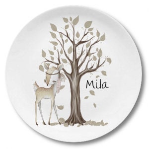 Kinderteller mit Namen personalisiert Name Taufgeschenk - Etsy