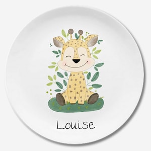 Kinderteller mit Namen, personalisiert, Name, Taufgeschenk, Geschenk Taufe, Erster Geburtstag ...
