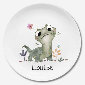 Kinderteller mit Namen, personalisiert, Name, Taufgeschenk, Geschenk Taufe, Erster Geburtstag ...