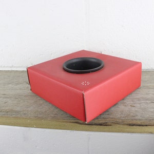 Single Cardboard Planter Red Wall Planter - Etsy