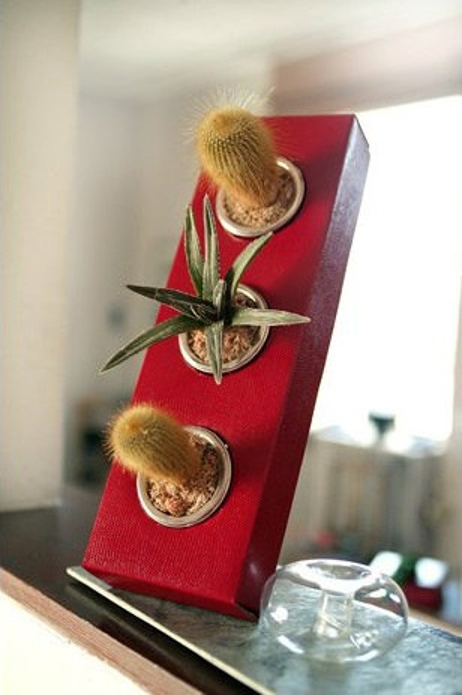 Triple Cardboard Planter Brown Wall Planter - Etsy