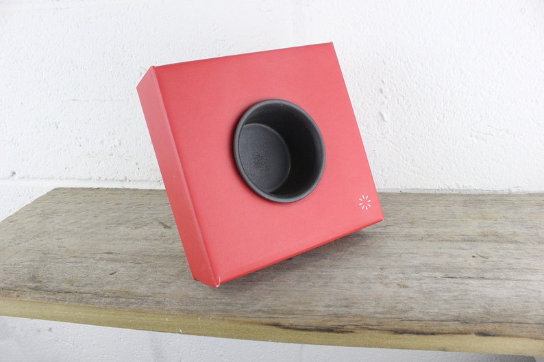 Single Cardboard Planter Red Wall Planter - Etsy
