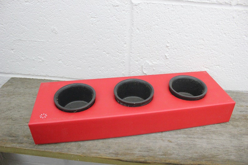 Triple Cardboard Planter Red Wall Planter - Etsy