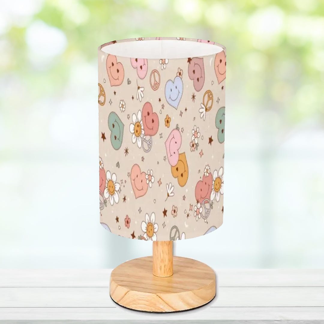 Love and Peace Gift Groovy Lamp Bedroom Decor for Girls Lamp for ...