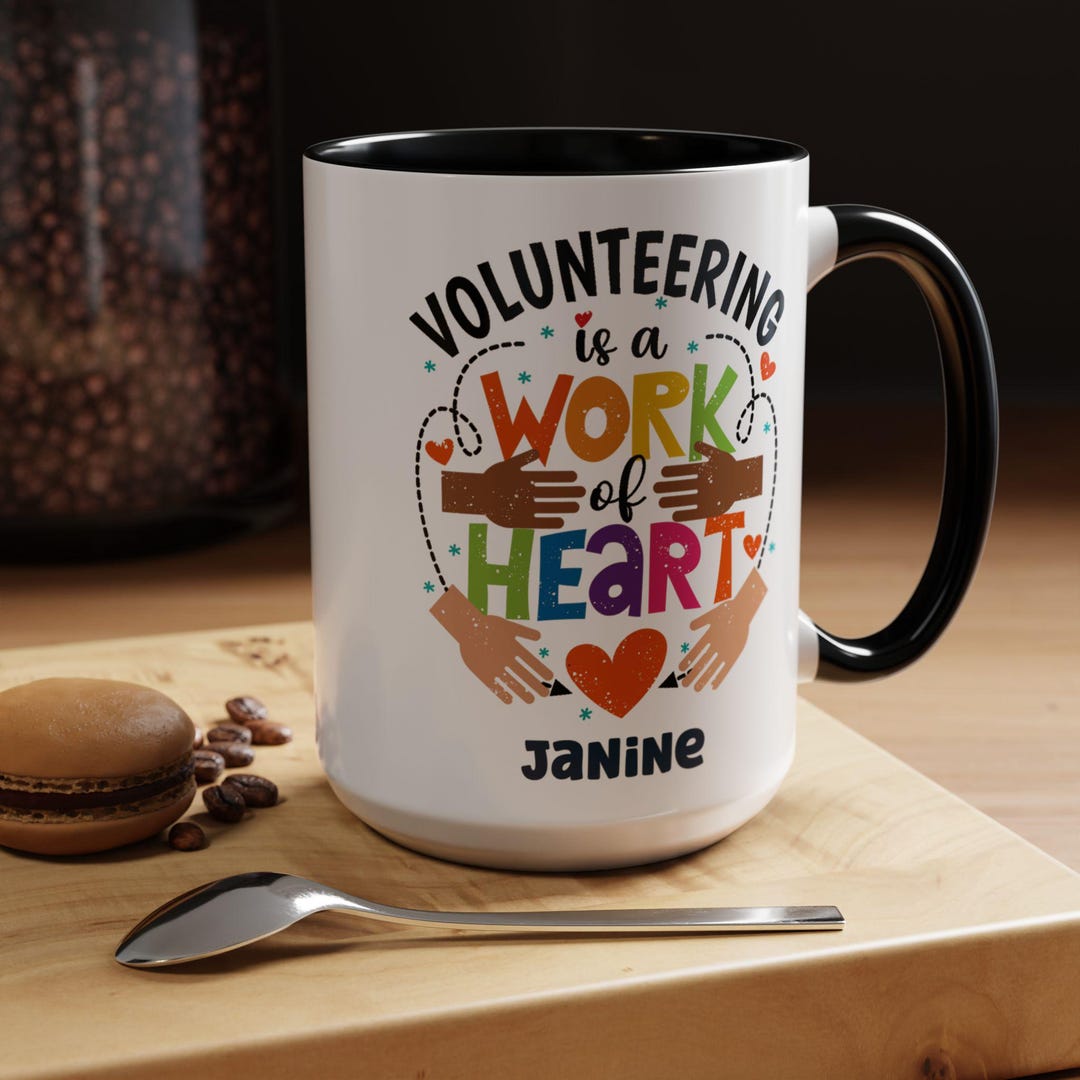 Personalized Gift for Volunteer Mug Thank You Gift for Volunteering ...