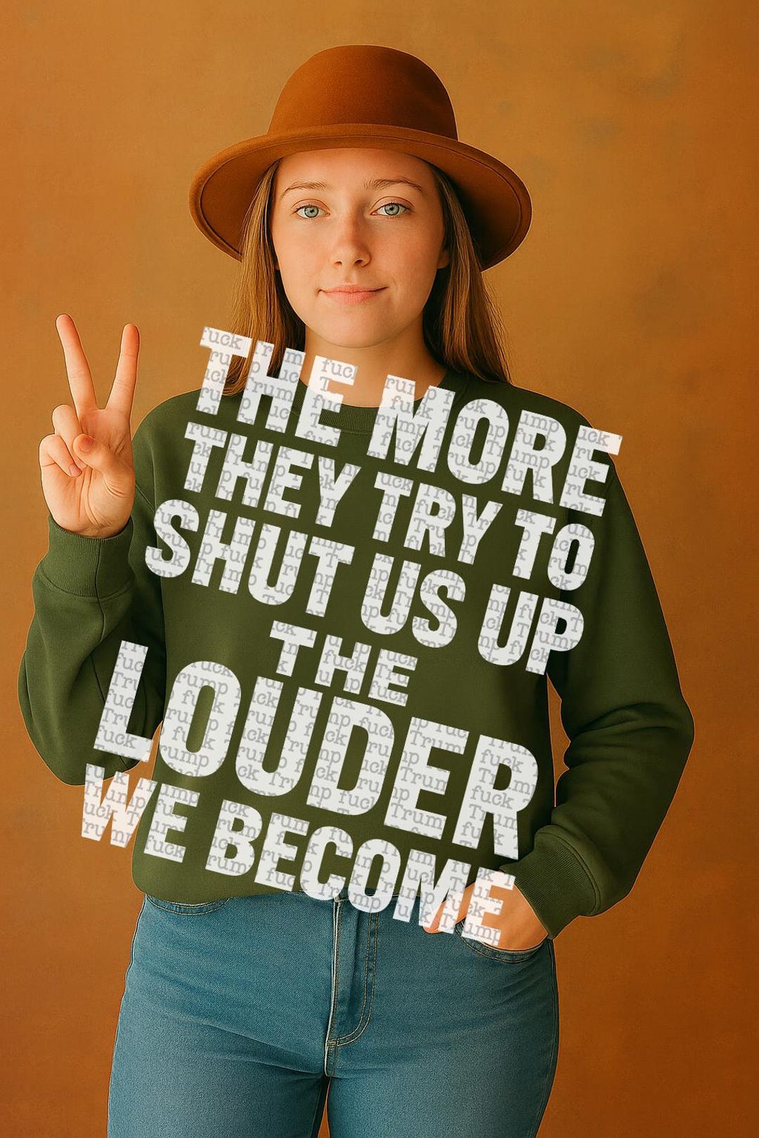 Subtle Anti-trump Free Speech Protest Sweatshirt, Political Activist ...