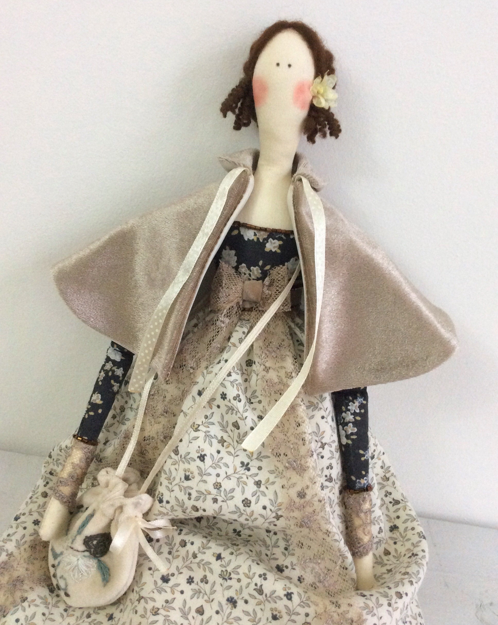 Dolls Toys & Games Jane Austen gifts Tilda doll Handmade doll Textile ...
