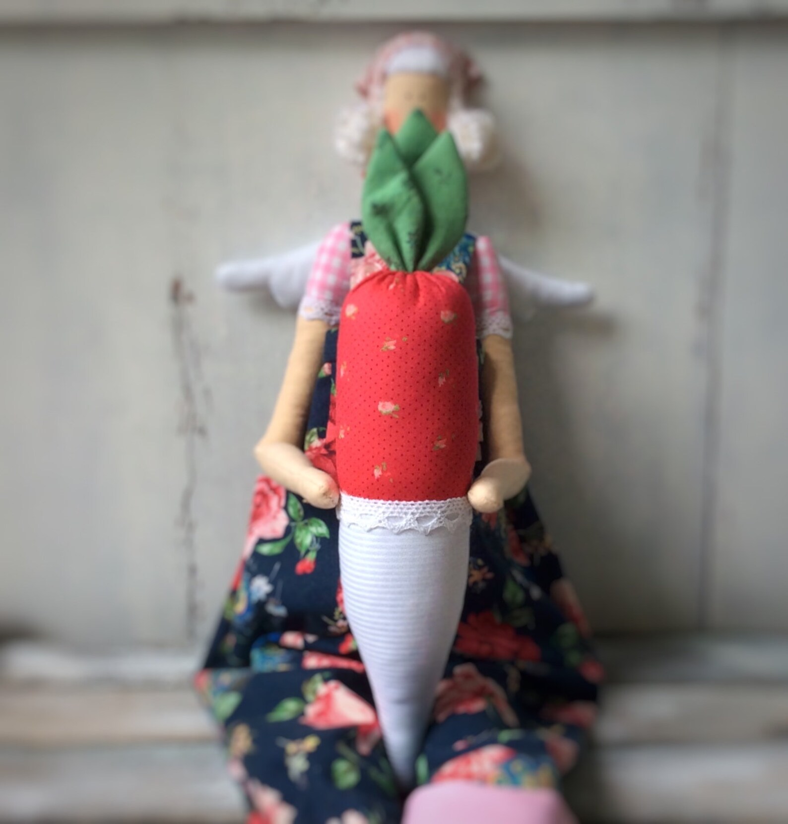 Garden Angel Tilda Rag Doll Cloth Doll House Collection Summer - Etsy
