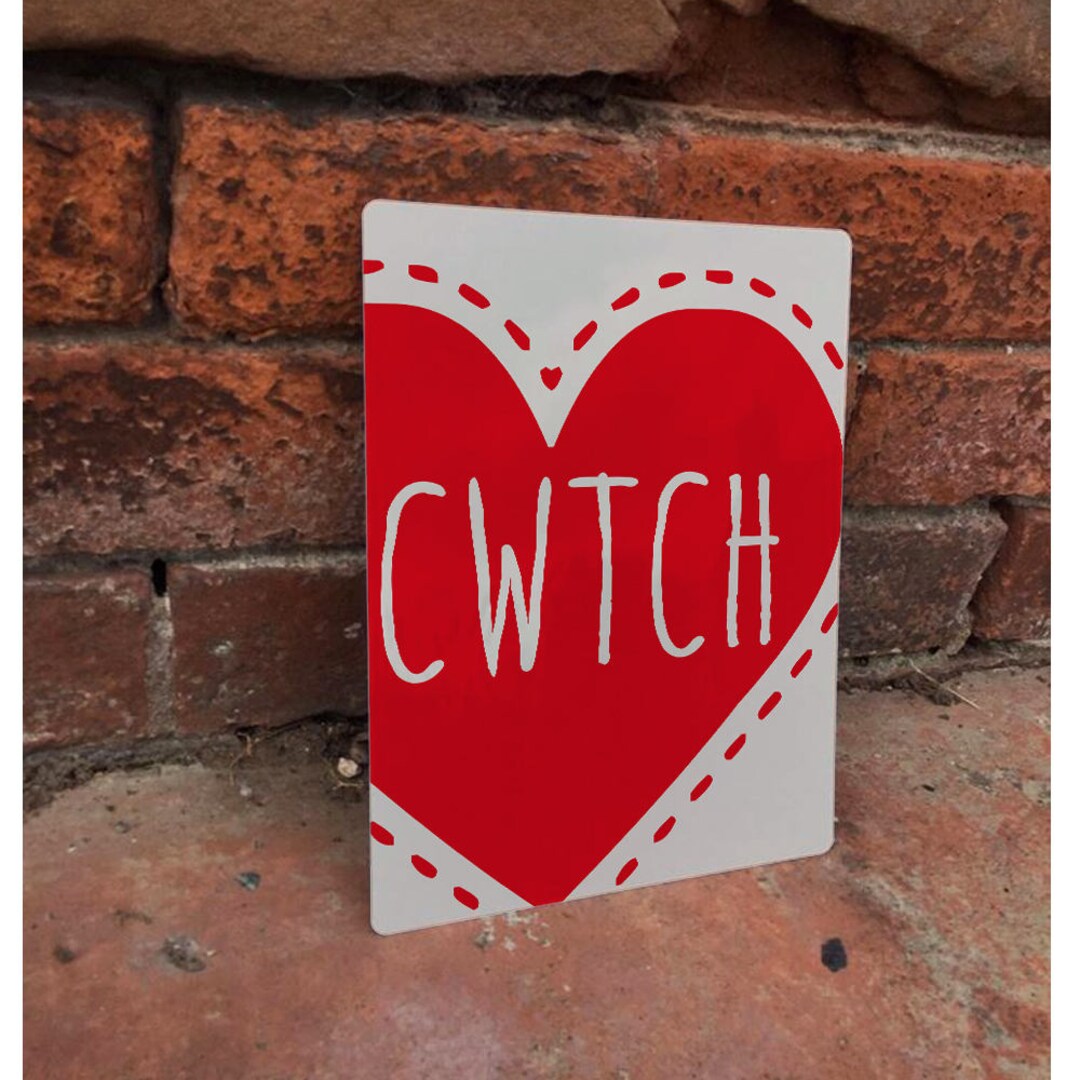 Cwtch Wales Enamel Metal TIN SIGN Wall Plaque - Etsy