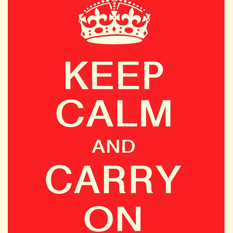 Keep Calm Sign - Etsy