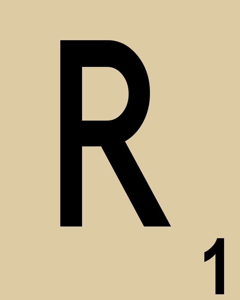 Customizable Any Scrabble Letter Vintage Reproduction Wall - Etsy UK