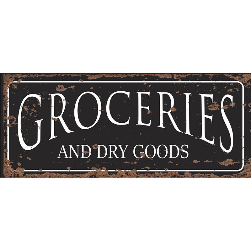 Groceries Sign - Etsy