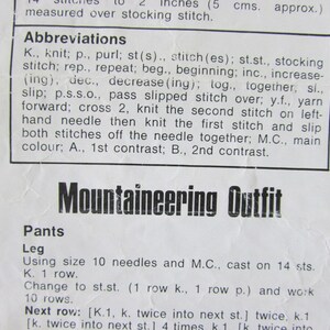 1970s Robin 2715 Knitting Pattern for Action Man Outfits - Etsy UK